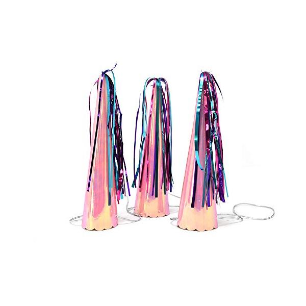 商品名:  Homeford Unicorn Horn Party Hats with Streamers, Pink, 8-Inch, 3-Countブランド: Homeford商品サイズ: One Size高さ: 7.62cm横幅: 1...