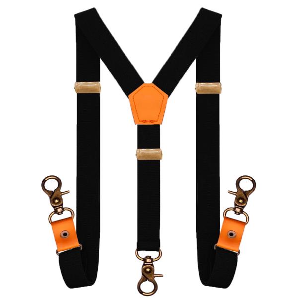 商品名: MENDENG メンズ Yバック サスペンダー ブロンズ スイベル スナップフック ブレース ウェディングパーティー用 US サイズ: One Size カラー: ブラック MENDENG Men Black Y Back Sus...