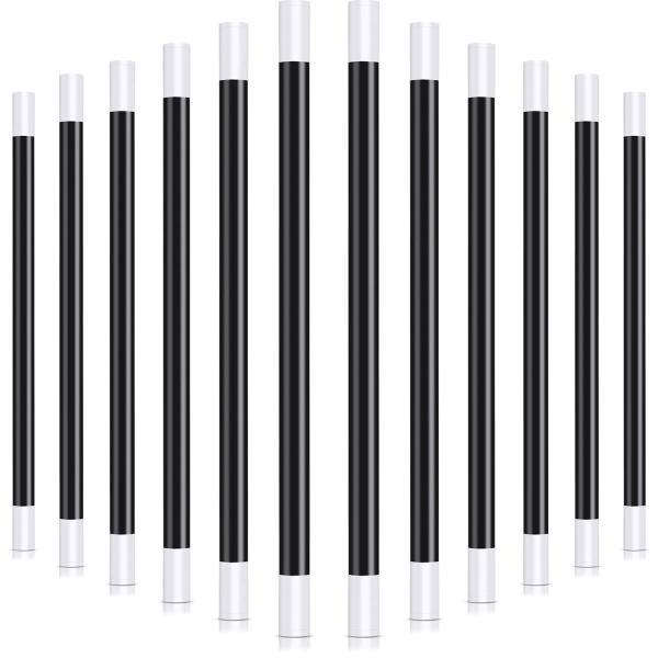 商品名: Gejoy 12パック魔法使いの衣装のための10インチのプラスチック魔法の杖の白黒スペルキャスティングスティック Gejoy 12 Packs 10 Inches Plastic Magic Wand Black and Whit...