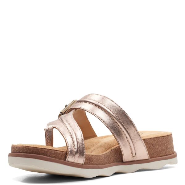 商品名: Clarks Brynn Madi Flat Sandal, Rose Gold Leather, 6.5 Medium Clarks Brynn Madi Flat Sandal, Rose Gold Leather, 6.5 ...