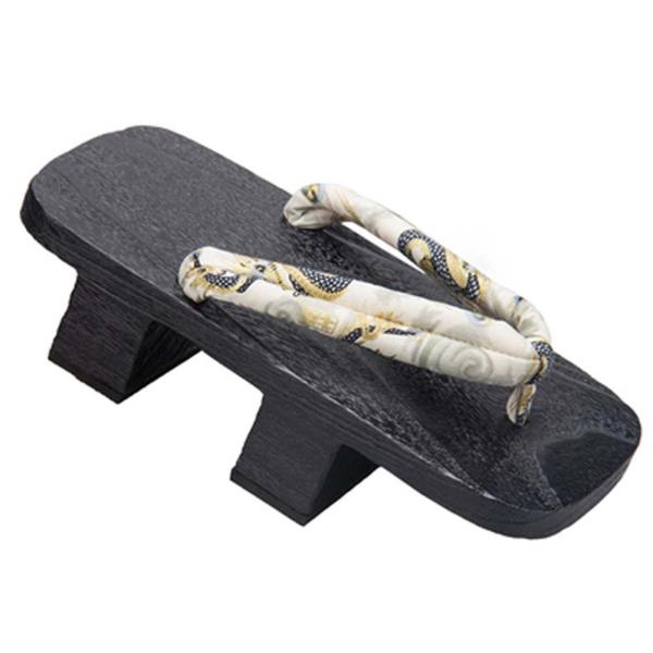 商品名: 和風大サイズ黒木製スリッパ忍者フリップフロップ下駄サンダル下駄コスプレ/レジャー、E-06 FANCY PUMPKIN Japanese Style Large Size Black Wooden Slippers Ninja F...