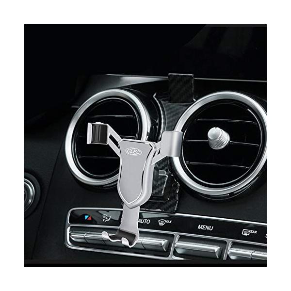 商品名: ITrims カーアクセサリー メルセデスベンツ GLC C-クラス 2019 2020 2021 カーダッシュボードマウント カーマウント 携帯電話ホルダー 調節可能な車載携帯電話ホルダー (シルバー) ITrims Car A...