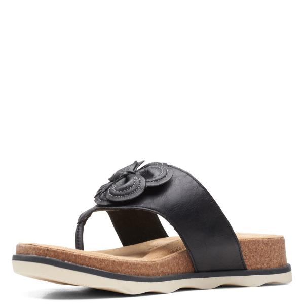 商品名: Clarks レディース Brynn スタイル フラットサンダル, ブラックレザー, 10 Clarks Brynn Style Flat Sandal, Black Leather, 10 Mediumブランド: Clarks商...