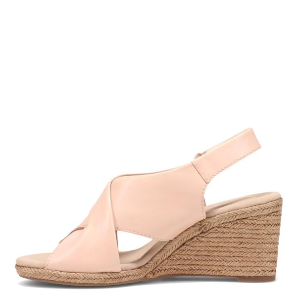 商品名: Clarks レディース Lafley Alaine ウェッジサンダル US サイズ: 6 カラー: ベージュ Clarks Women's Lafley Alaine Wedge Sandal, Blush Leather, 6...
