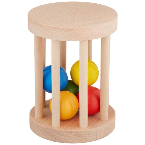 商品名:  Montessori Ball Cylinder Rolling Drum - Wooden Rattle Rolling Toy - Crawling Toy for Babies 6-12 Monthsブランド: Cutie...