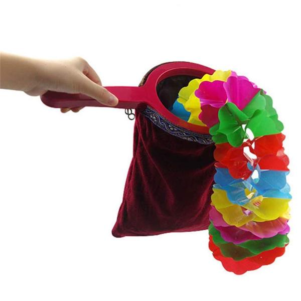 商品名: Shinena マジカル小道具入れ 小道具入れ 新パターン マジック トリックに 2つのトリック 3つのポケット プルフラワー付き Shinena Magical Magic Props Change Bag Make it Ap...