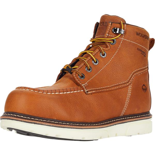 商品名: Wolverine メンズ W201096 インダストリアルブーツ, タン, 13 X-Wide Wolverine Men's I-90 DuraShocks Moc-Toe CarbonMAX 6" Work Boot,Tan...