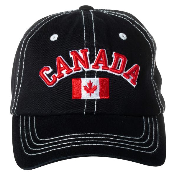 商品名: Artisan Owl HAT メンズ US サイズ: One Size カラー: ブラック Canada Maple Leaf National Canadian Pride Hat - 100% Cotton Embroide...
