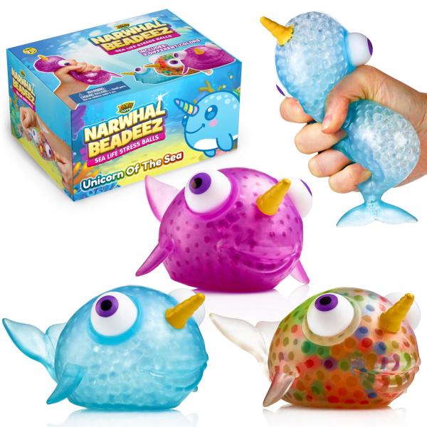 商品名:  YoYa Toys Narwhal DNA Balls - Fidget Toy Stress Ball - Colorful Soft Squishy - Mental Stimulation, Clarity &amp; F...