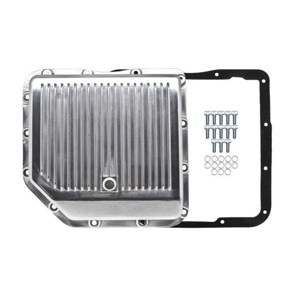 商品名:  Cobra-Tek Fits Chevy GM Turbo 350 TH350 Aluminum Transmission Pan Kit Deep Finned Polishedブランド: Cobra-Tek商品番号: 素材:...