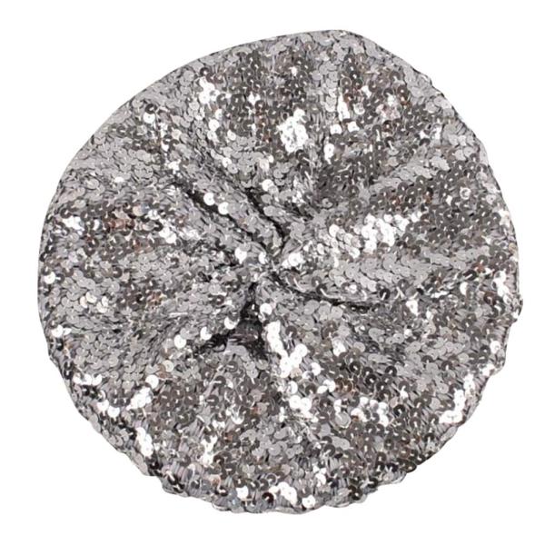 商品名: ChezAbbey HAT レディース US サイズ: One Size カラー: シルバー ChezAbbey Sparkly Sequin Beret Hat for Women Metallic Bling French A...