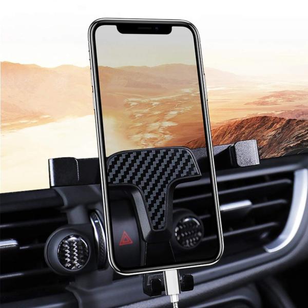 商品名: ITrims Alfa Romeo Giulia 2017 2018 2019 2020 カースタイリング オートダッシュボードマウント 携帯電話ホルダー 車 調節可能 スマートフォンホルダー クレードル (Giuliaモデル) ...