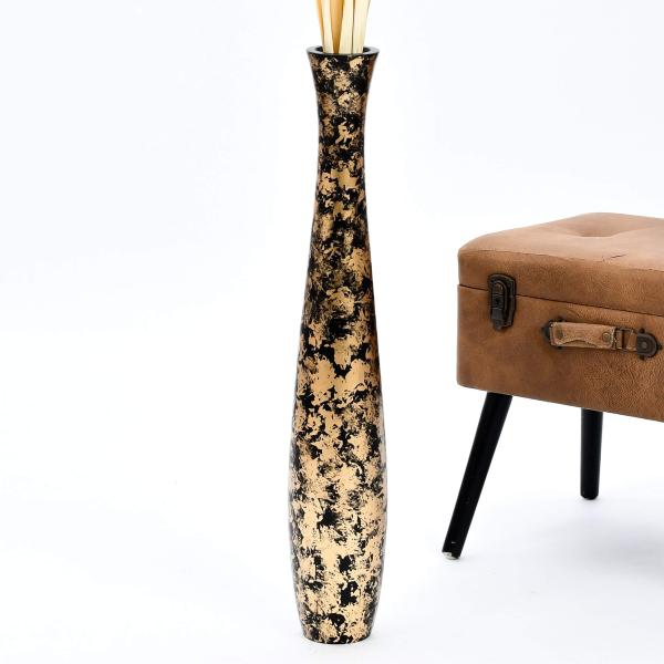 商品名:  Leewadee Large Floor Vase ? Handmade Flower Holder Made of Wood, Sophisticated Vessel for Decorative Branches and ...
