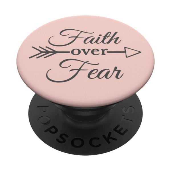 商品名:  faith over fear Color shade black matching phone 8 PopSockets PopGrip: Swappable Grip for Phones &amp; Tabletsブランド...