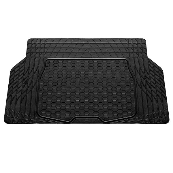 商品名:  TLH Semi Custom Trimmable Vinyl Black Cargo Mat, Large Heavy-Duty Rubber Cargo Mat for Cars, Universal Fit Full Se...