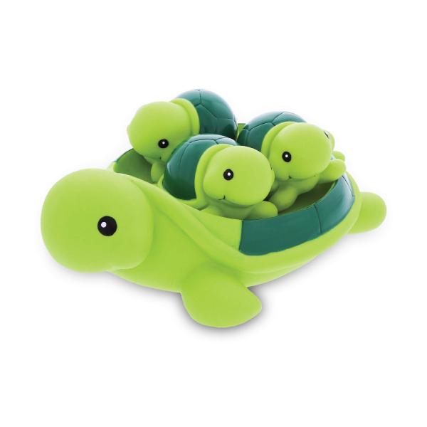 商品名:  Dollibu Green Sea Turtle Family Animal Bath Squirters 4 Piece Bath Toy Set, Kids Bath Toys for Bathtime. Pool, San...