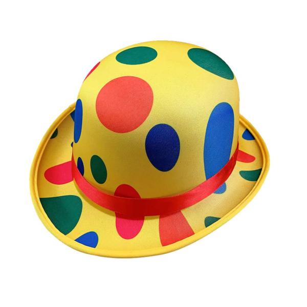 商品名:  Amosfun Carnival Clown Hat Polka Dot Top Hat Novelty Stage Performance Hat Circus Party Costume Accessories for Fe...