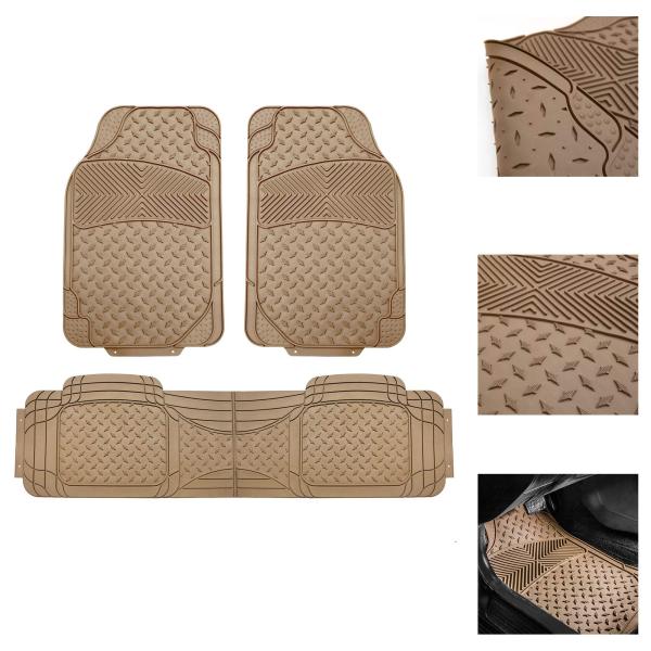 商品名:  TLH Semi-Custom Trimmable Vinyl Floor Mats, Beige Colorブランド: TLH高さ: 5.08cm横幅: 45.72cm奥行: 73.66cm重量: 4763g商品番号: 色: ...