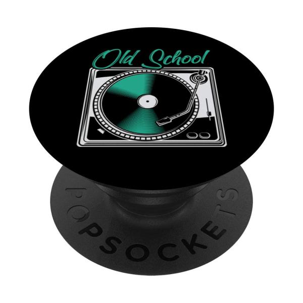 商品名:  Dj Old School Turntable Deejay Disk Jockey Vinyl Djing PopSockets Grip and Stand for Phones and Tabletsブランド: Djing...