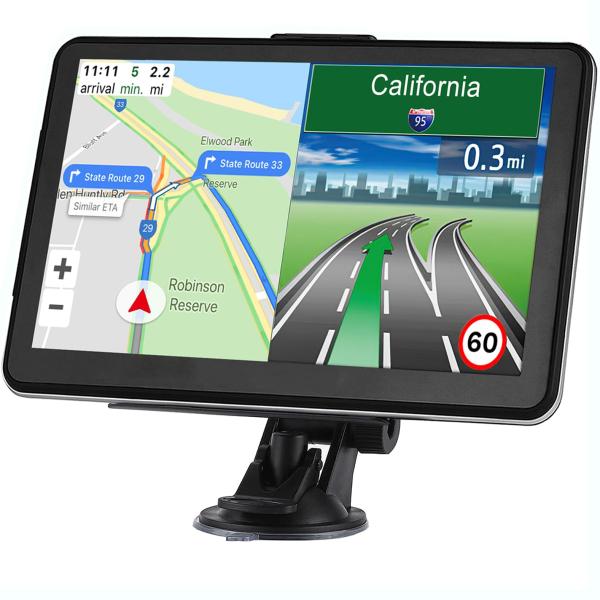 商品名: GPS Navigation for Car, 7 Inch Touch Screen Vehicle GPS, Free Lifetime Maps of USA Canada Mexico, Lane Assistance,G...