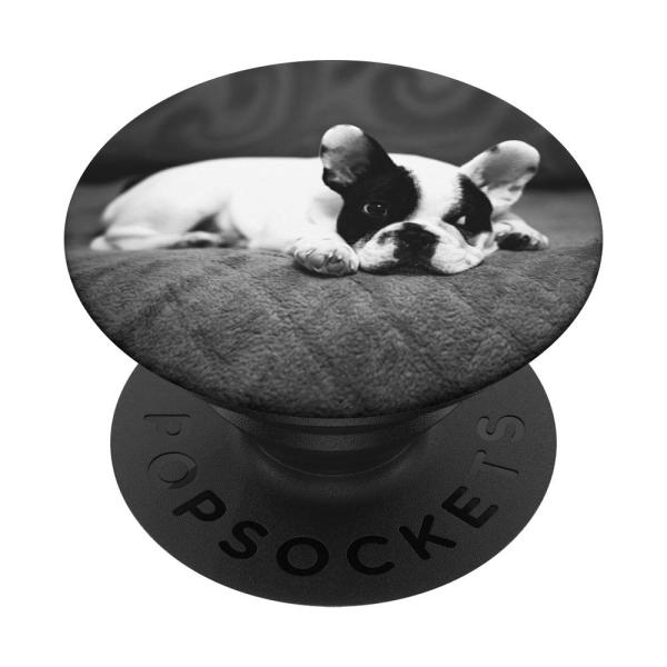 商品名:  French Bulldog Dog Frenchie Black and White PopSockets Grip and Stand for Phones and Tabletsブランド: French Bulldog G...