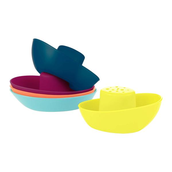 商品名:  Boon Fleet Toy Boat Baby Bath Toys - Stacking Boat Toy Set for Bath Time Fun - Toddler and Baby Stacking Bathtub T...