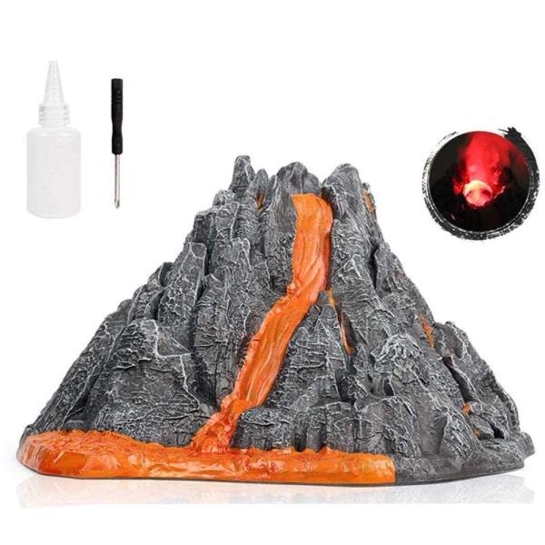 商品名: 噴火する火山模型おもちゃ 火山科学キット 学習資源 リアルな恐竜 子供用 (火山) Erupting Volcano Model Toys Volcano Science Kit Learning Resources Realis...