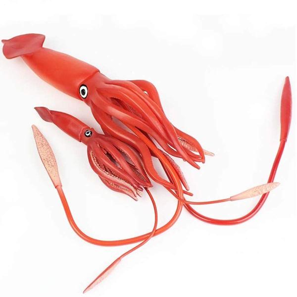 商品名:  Gemini&amp;Genius Squids Marine Animal World Toys, Realistic Hand Painted Squid and Cub Set Ocean Action Figures B...