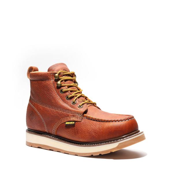 商品名:  Bonanza Boots | Frontier DUAL Work Boot | 6" Moc Toe Boots For Men | Purpose-Built Work Boots for Men, LightBrown,...