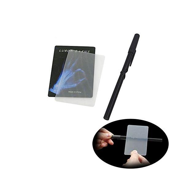 商品名:  SUMAG Lubor's Lens (with Pen) Card Perspective Distortion Magic Tricks Close Up Street Illusions Gimmick Props Com...