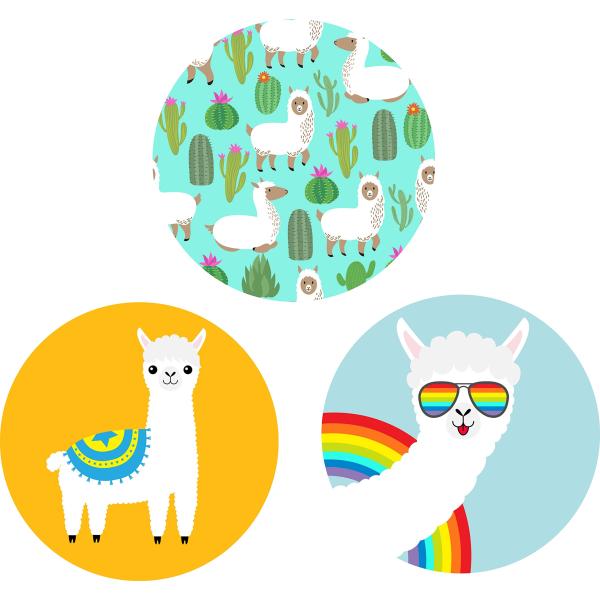 商品名: 携帯電話ホルダー 拡張グリップスタンド 指キックスタンド スマートフォンとタブレット用 B01 3個パック ブラック S034 (3 Pack) Cell Phone Holder Cute Alpaca Llama Cactus...