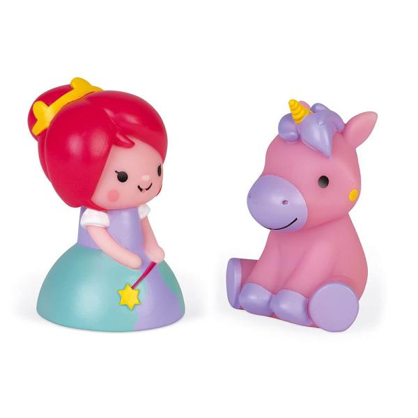 商品名: Janod Squirter Princess &amp; Luminous Unicorn Janod Bath Time Squirters Brave Princess and Luminous Unicorn - Unic...