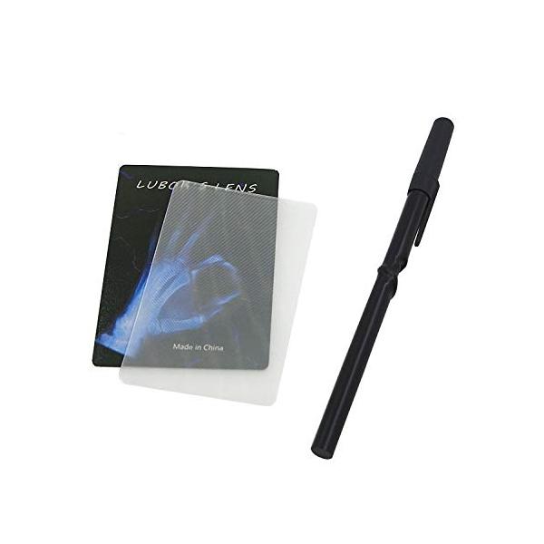 商品名:  Doowops Lubor's Lens (with Pen) Card Perspective Distortion Magic Tricks Close-up Street Illusions Gimmick Props C...