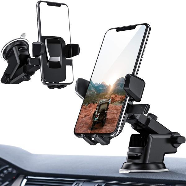 商品名:  ORIbox Car Phone Mount, Dashboard Car Phone Holder, Washable Strong Sticky Gel Pad Fit for All Cell Phonesブランド: OR...
