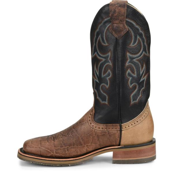 商品名:  Double H Boots Men's Grissom 12” Domestic Wide Square Toe I.C.E.〓 Roper Soft Toe Work Boot Black - DH4644ブランド: Dou...