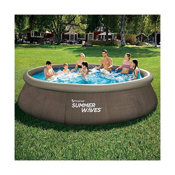 商品名: Summer Waves 14フィート x 36インチ クイックセット プール Summer Waves 14' x 36" Quick Set Poolブランド: PolyGroup高さ: 73.66cm横幅: 43.18cm奥...