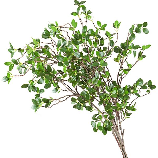 商品名: Ollain 43インチ 人工緑の茎 枝 植物 人工葉 グリーン ユーカリの枝 フィカス 小枝 シダ 偽の緑の茂み 低木 ホームパーティー 結婚式の装飾用 Ollain 43" Artificial Greenery Stems ...