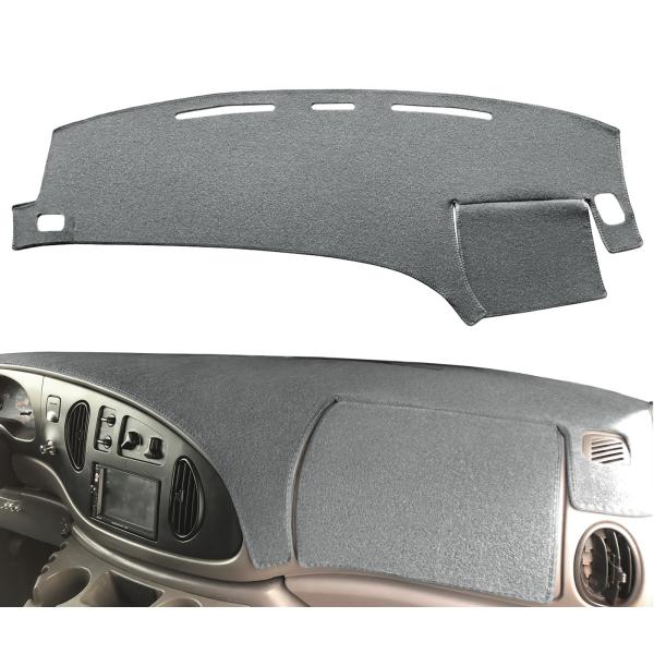 商品名: ダッシュカバーマット カスタムフィット フォード E150 E250 E350 E450 Econoline カーゴバン、ダッシュボードカバーパッドカーペット(ダークグレー) J39 Dash Cover Mat Custom F...