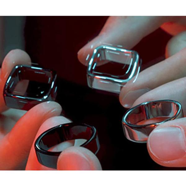 商品名: ZQION Enjoyer Ambi リング - シルバー マジック トリック サークル スクエア マジック リング ギミックス マジシャン アクセサリー クローズアップ マジック イリュージョン Enjoyer Ambi Rin...