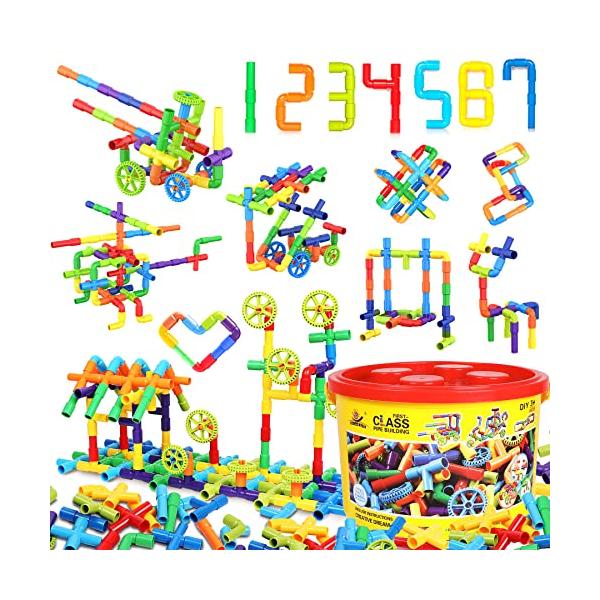 商品名:  EP EXERCISE N PLAY Kids STEM Educational Toys Creative Tube Locks Construction Kit Pipe Building Sets Preschool Le...