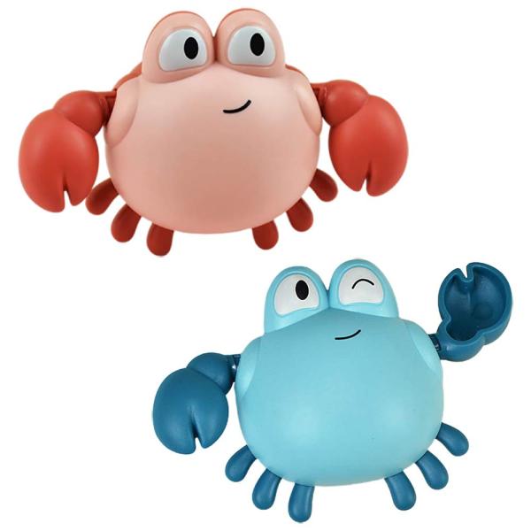 商品名:  NEXTAKE 2PCS Wind-up Crab Bath Toy, Windup Swimming Crab Tub Toy Bathtub Crab Floating Water Toy Cute Little Crab ...