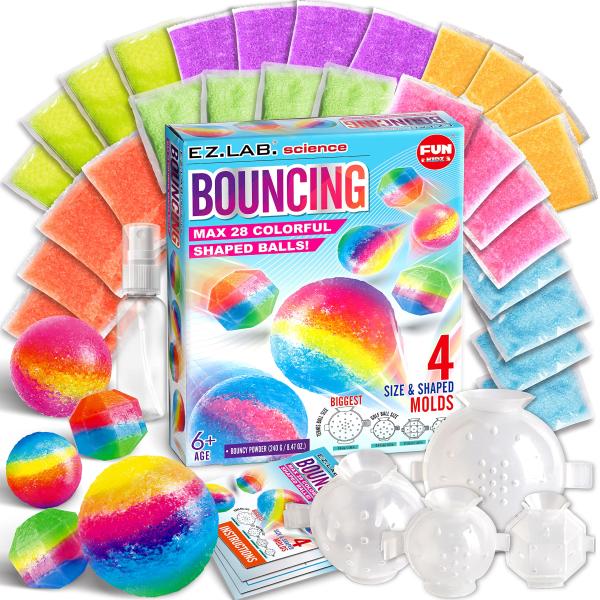 商品名:  Big Bouncy Ball Kit, FunKidz Kids DIY Ultimate Magic Bouncy Ball Making Kit Science Craft Projects Birthday Party ...