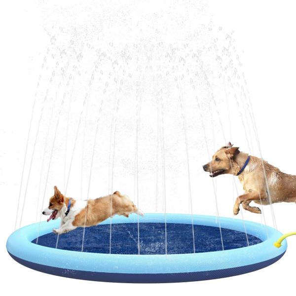 商品名:  Splash Sprinkler Pad for Dogs Kids, Non-Slip Pet Thickened Durable Wading Bath Pools, Splash Play Mat Outdoor Game...