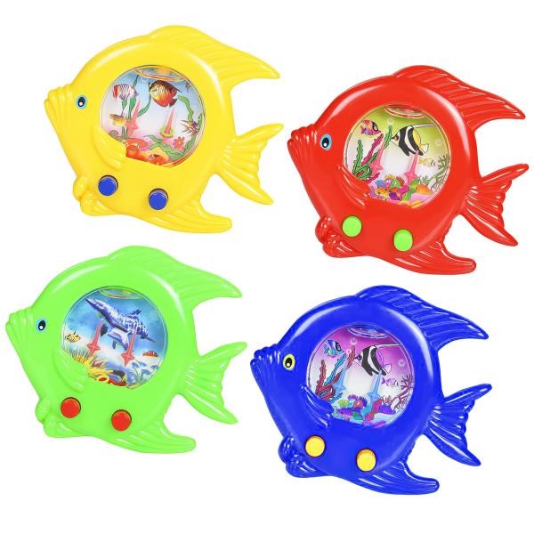 商品名:  ArtCreativity Fish Water Toy, Set of 4, Handheld Water Games for Kids, Goody Bag Fillers, Birthday Party Favors fo...