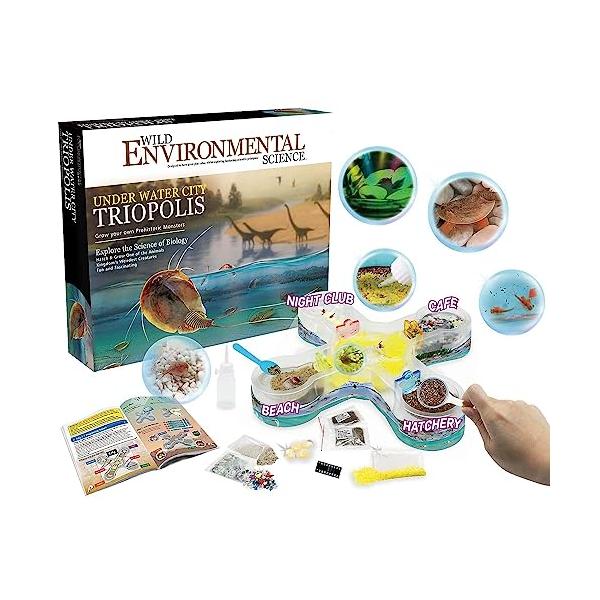 商品名:  WILD ENVIRONMENTAL SCIENCE Under Water City Triopolis - Science Kit for Ages 8+ - Hatch Triassic Dinosaur Living F...