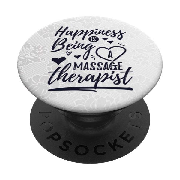 商品名:  Happiness Massage Therapist Gift, Licensed Massage Therapist PopSockets PopGrip: Swappable Grip for Phones &amp; T...