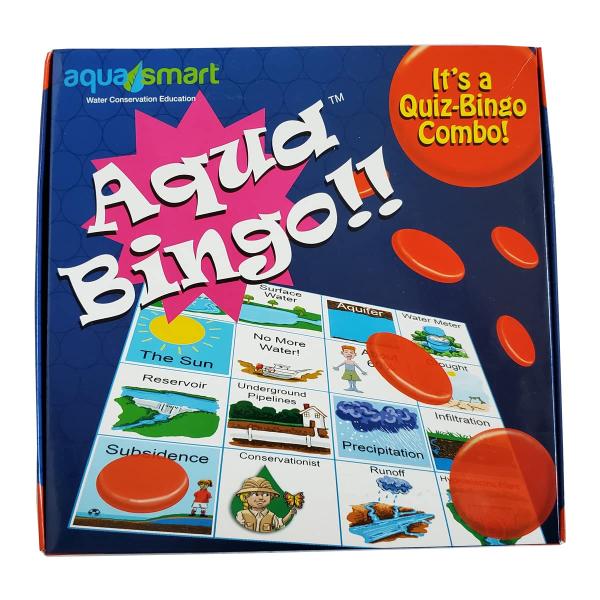 商品名:  AquaSmart Conserve Planet STEAM-Based Water Conservation Learning, Super Fun, AquaBingo Boxed Game, Colorful Quiz ...