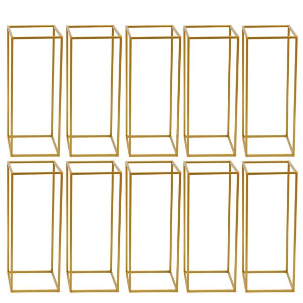 商品名: TFCFL 4/10個 ゴールド ウェディング フラワー スタンド メタル 花瓶 コラムスタンド 幾何学的 センターピース 花瓶 (10個 60cm) TFCFL TFCFL 10Pcs Vases for Centerpiece...