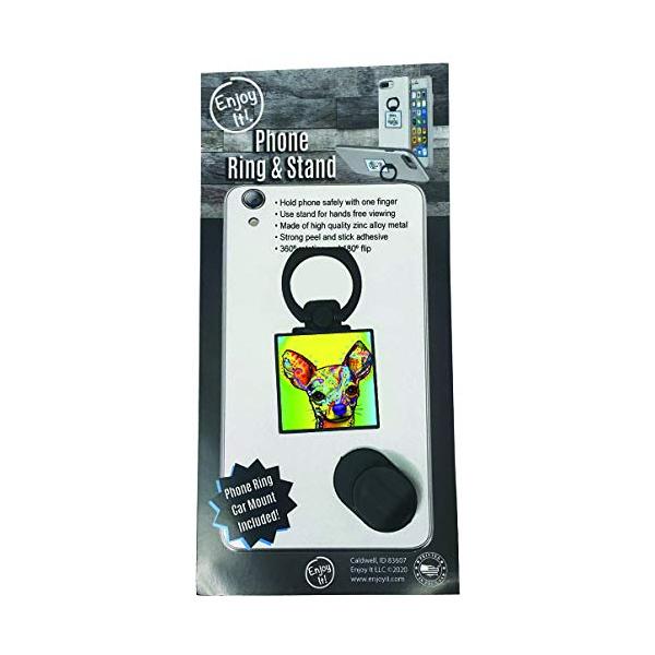 商品名:  Enjoy it Chihuahua Phone Ring - Featuring Artwork of Dean Russo, Phone Stand for Use with Any Deviceブランド: Enjoy It...