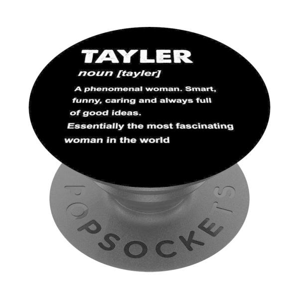 商品名:  Tayler Name PopSockets PopGrip: Swappable Grip for Phones &amp; Tabletsブランド: Tayler Name Shirts &amp; Gifts高さ: 0.7...